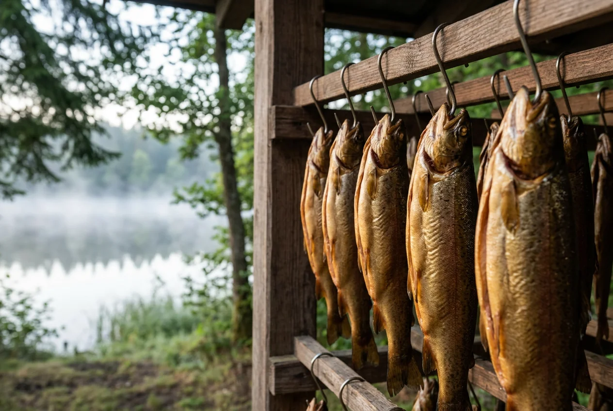 Lake Zum Fisch Rauchern