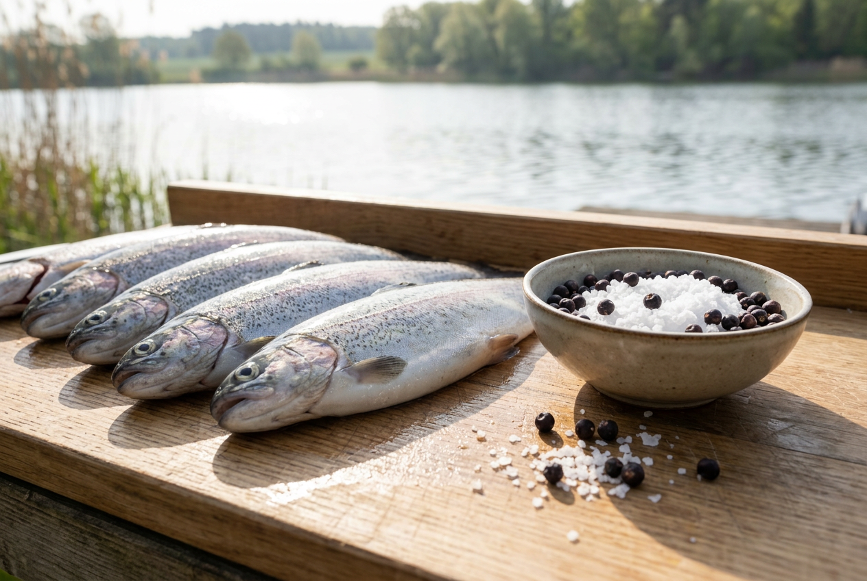 Lake Zum Fisch Rauchern